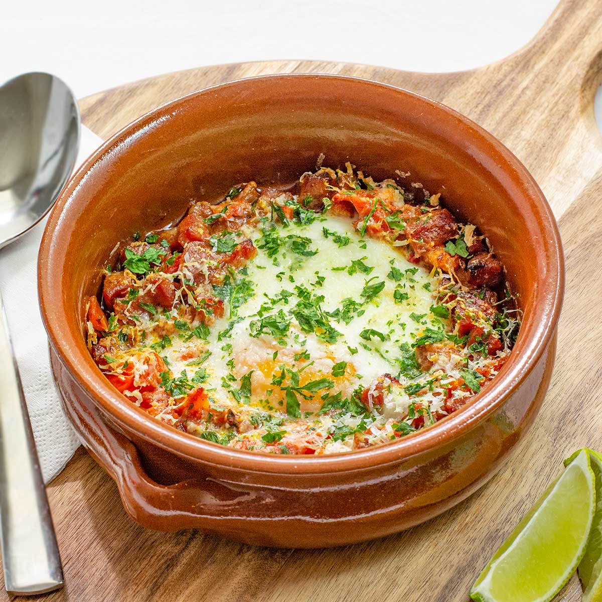 How To Make Spanish Baked Eggs High Flavor Low Carb