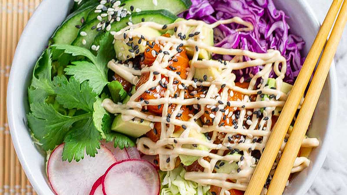 The Best Keto Poke Bowl Recipe - by My Keto Kitchen