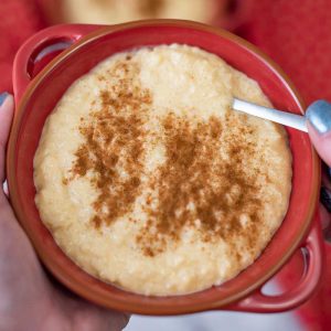 Keto Rice Pudding - Easy Cauliflower Dessert Recipe