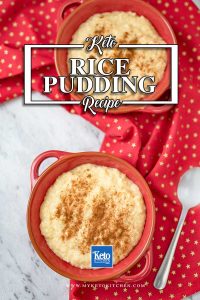 Keto Rice Pudding - Easy Cauliflower Dessert Recipe