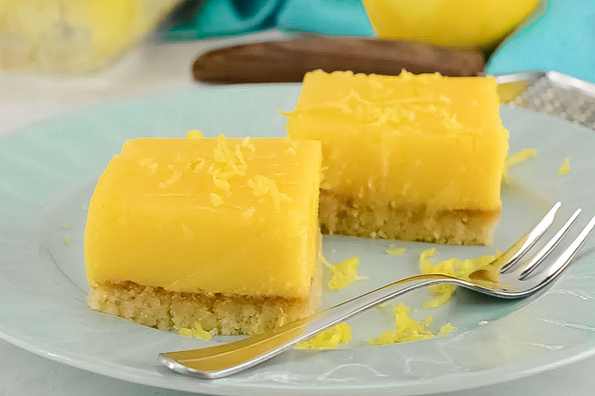 The Best Keto Lemon Bars Recipe - Tangy & Sweet