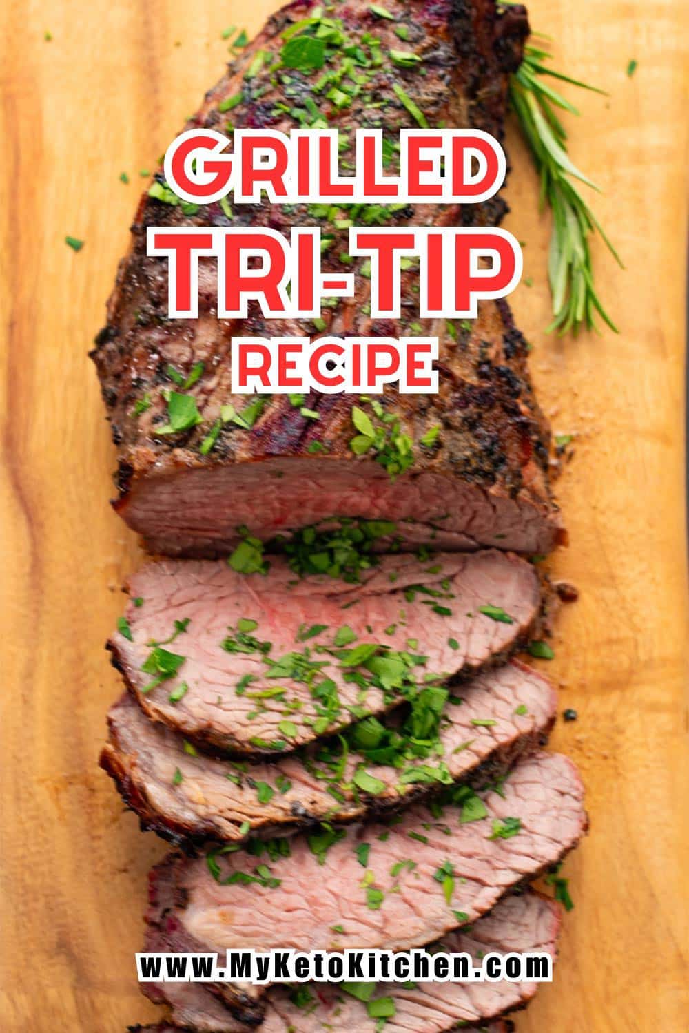 Keto Grilled Beef Tri-Tip with Herb Marinade
