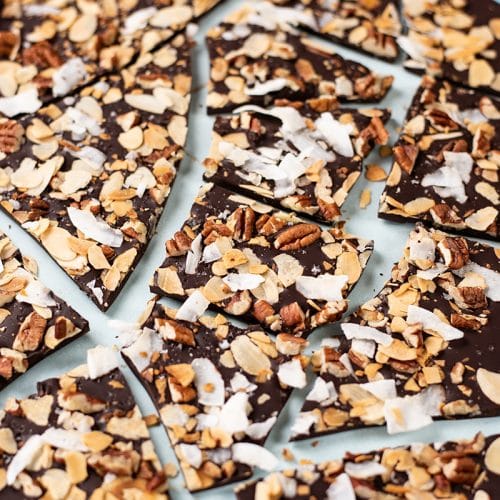 Easy Keto Chocolate Bark Recipe | My Keto Kitchen