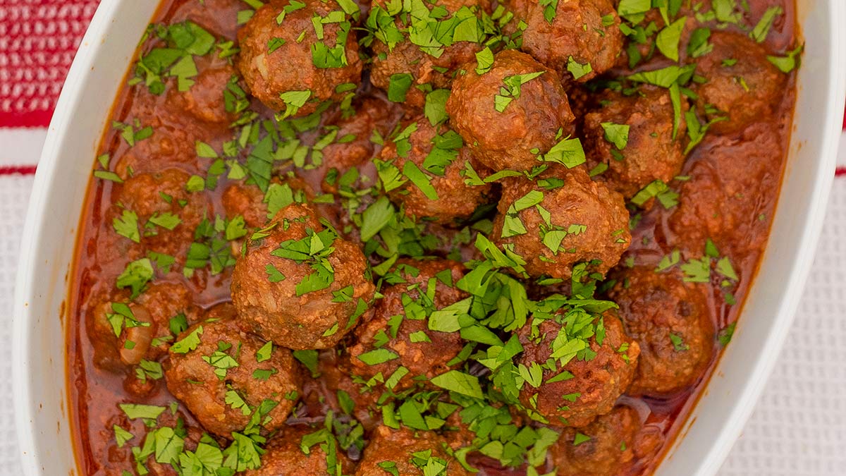 The Best Keto Meatballs (Slow Cooker) - 3g Net Carbs
