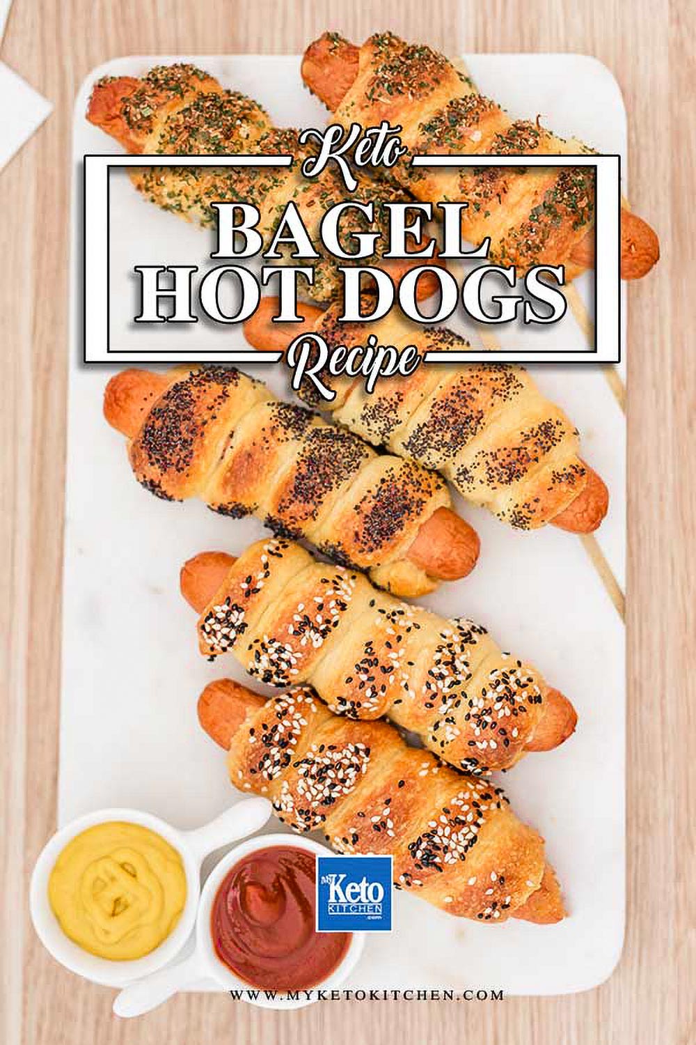 The Best Keto Bagel Dogs Recipe - Tasty Hot Dog Finger Food