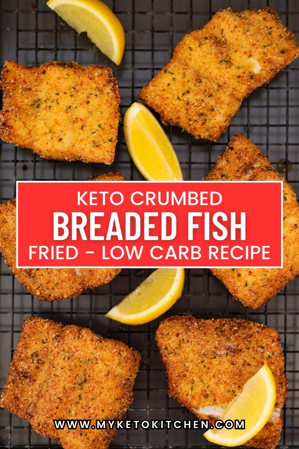 Keto Fried Fish Breaded (2g Carbs) | Recipe by My Keto Kitchen