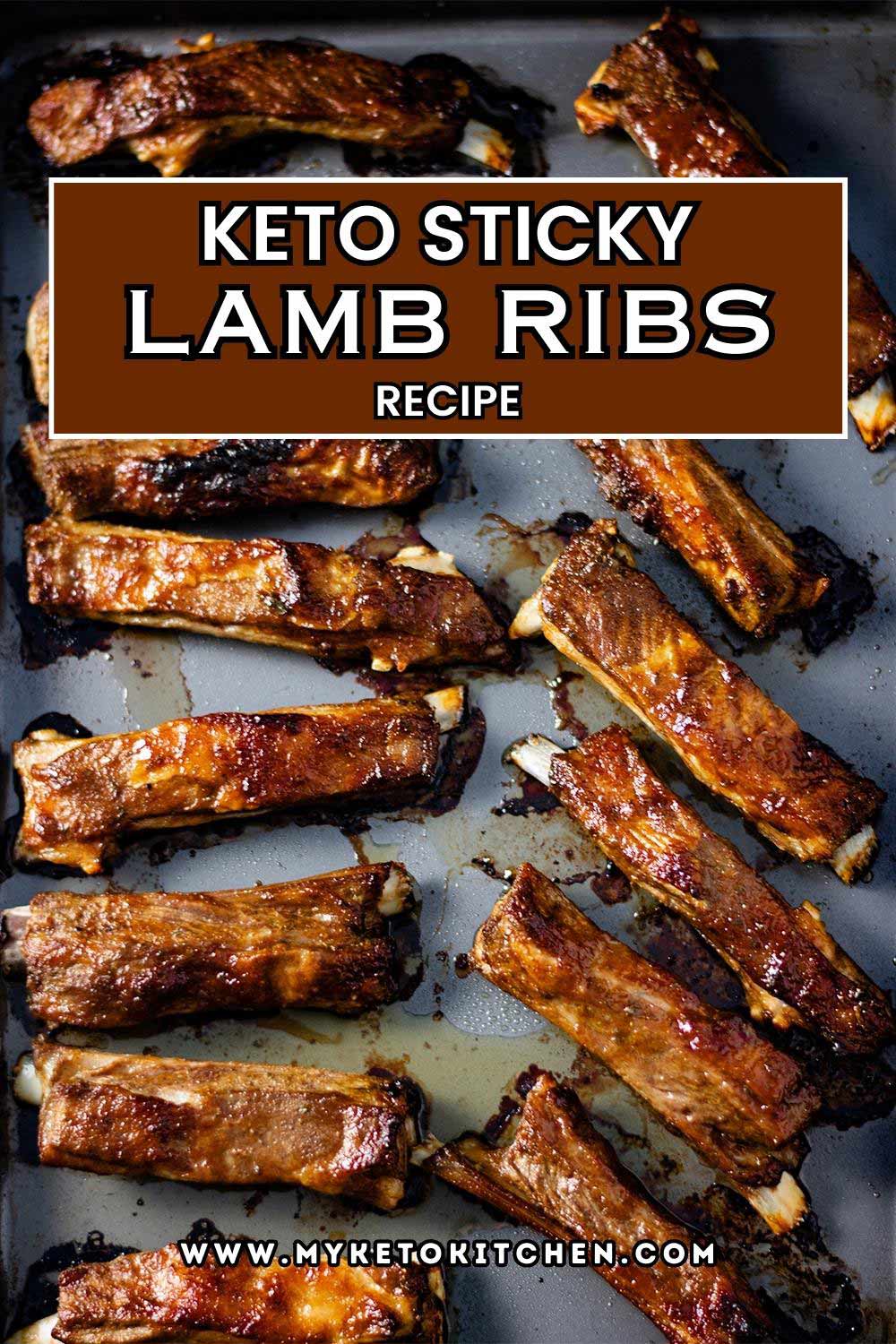 The Best Keto Sticky Lamb Ribs Rcipe with Low Carb BBQ Sauce